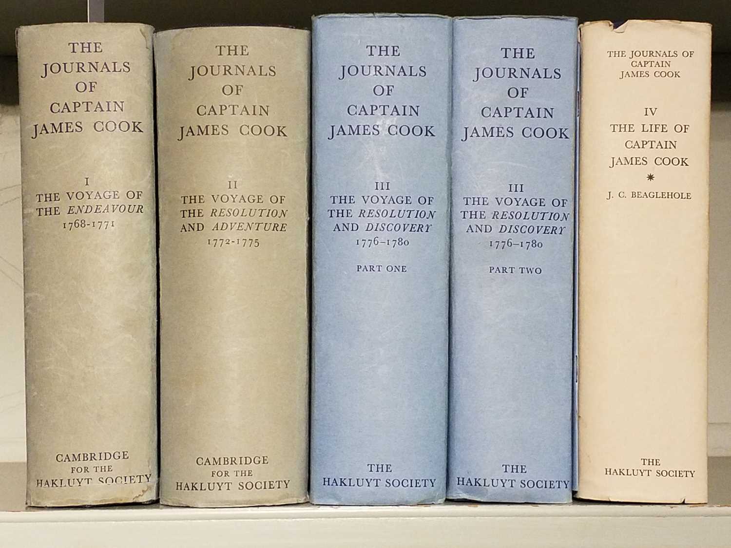 Lot 168 - Cook (James). Journals, 5 volumes, mixed