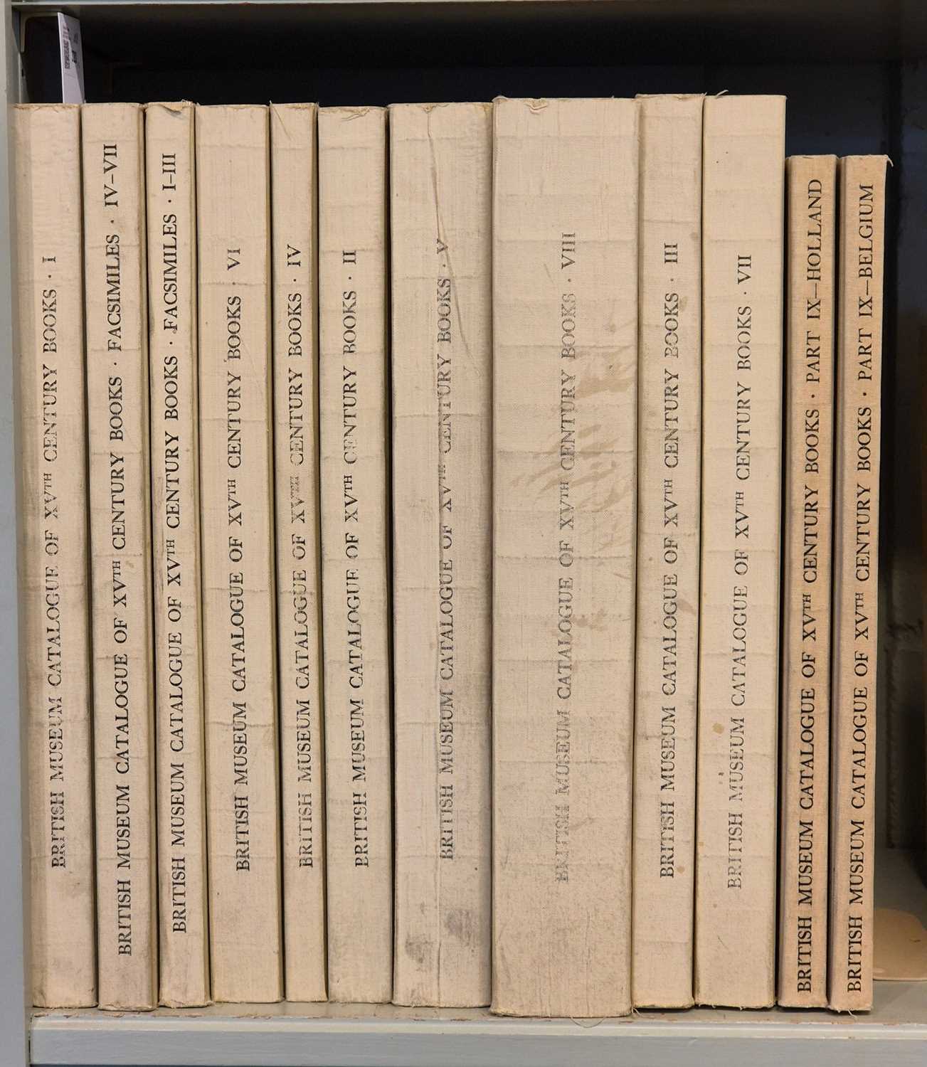 Lot 320 - British Museum. Catalogue of Books Printed