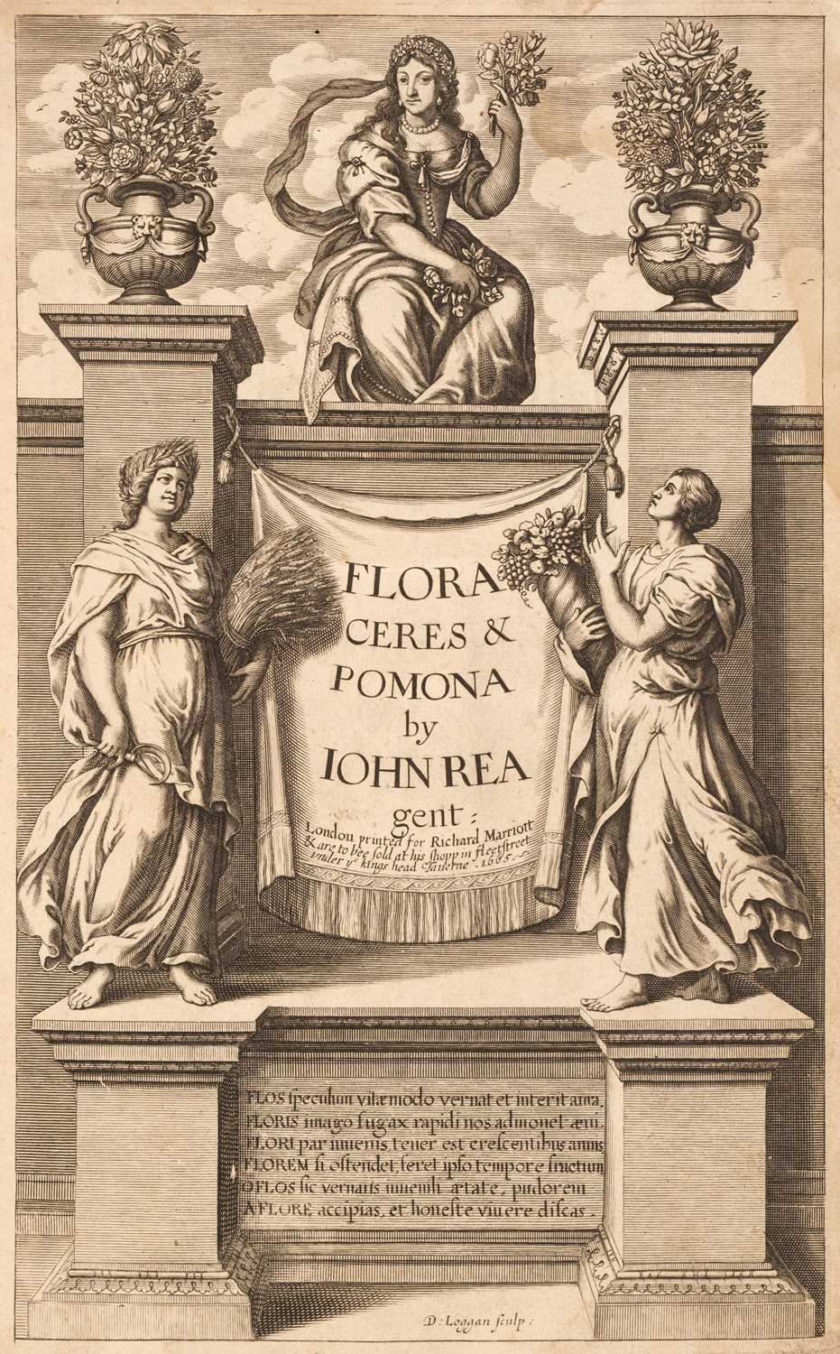 Lot 61 - Rea (John). Flora: seu, De Florum Cultura.Or,