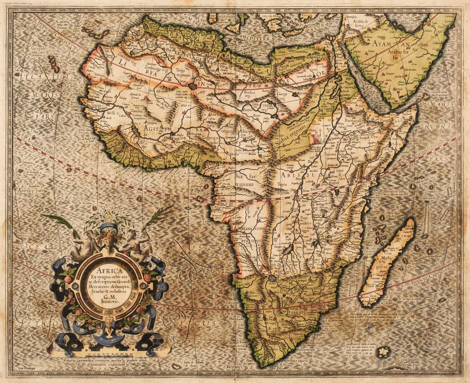 Lot 153 - Africa. Mercator (Gerard & Hondius Henricus),