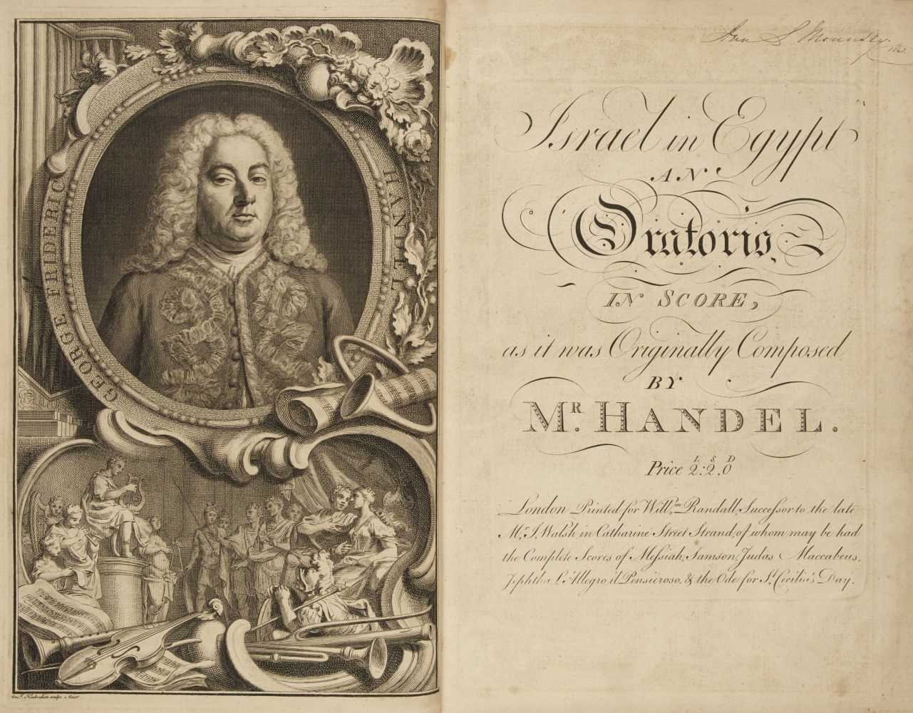Lot 200 - Handel (George, Frideric 1685-1759). Israel