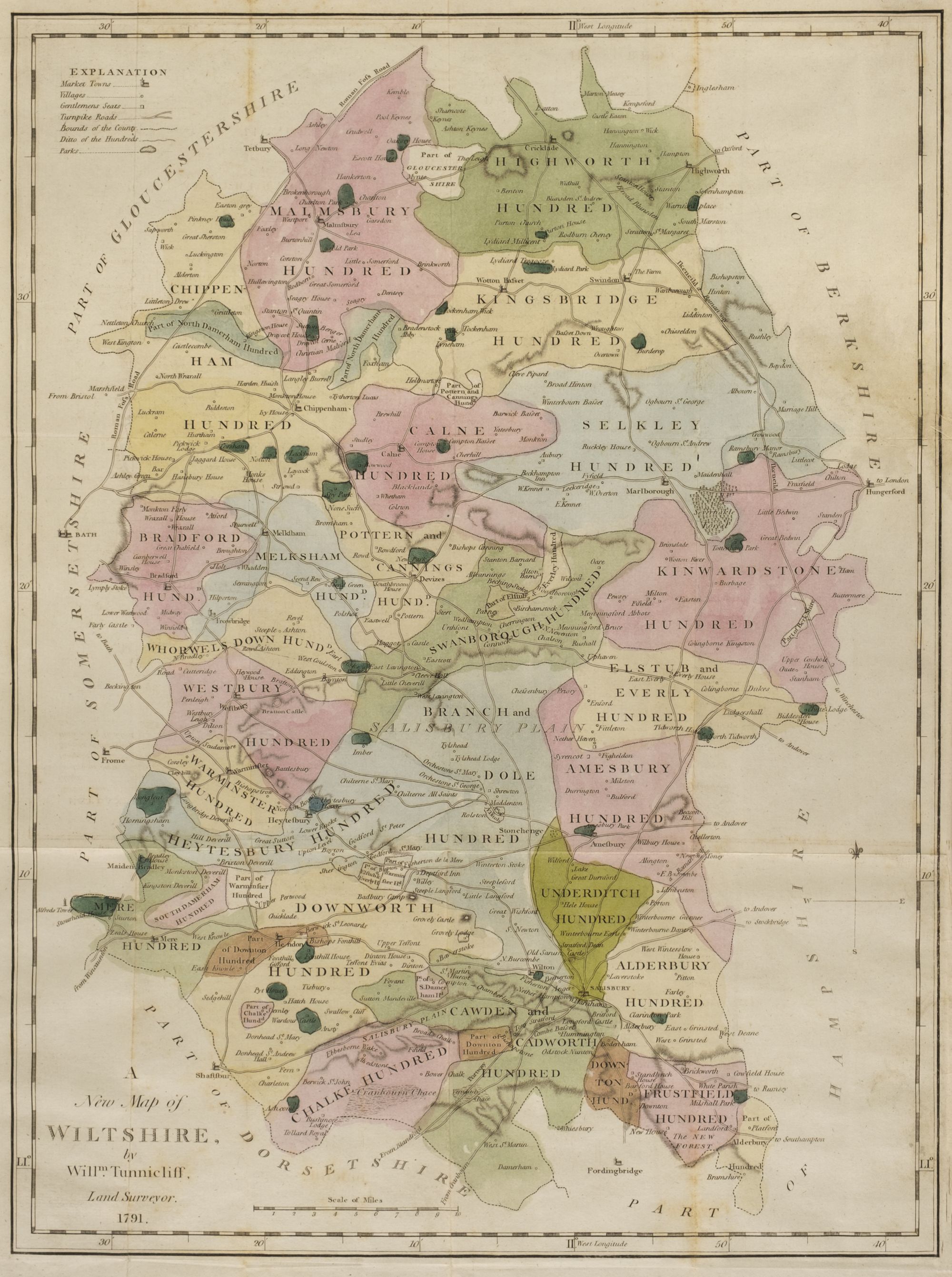 Lot 229 - Tunnicliffe (William). A New Map of