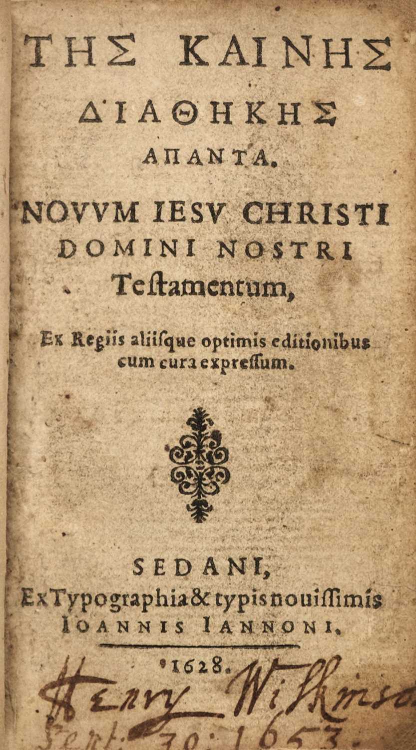 Lot 304 - New Testament [Greek]. Novum Jesu Christi