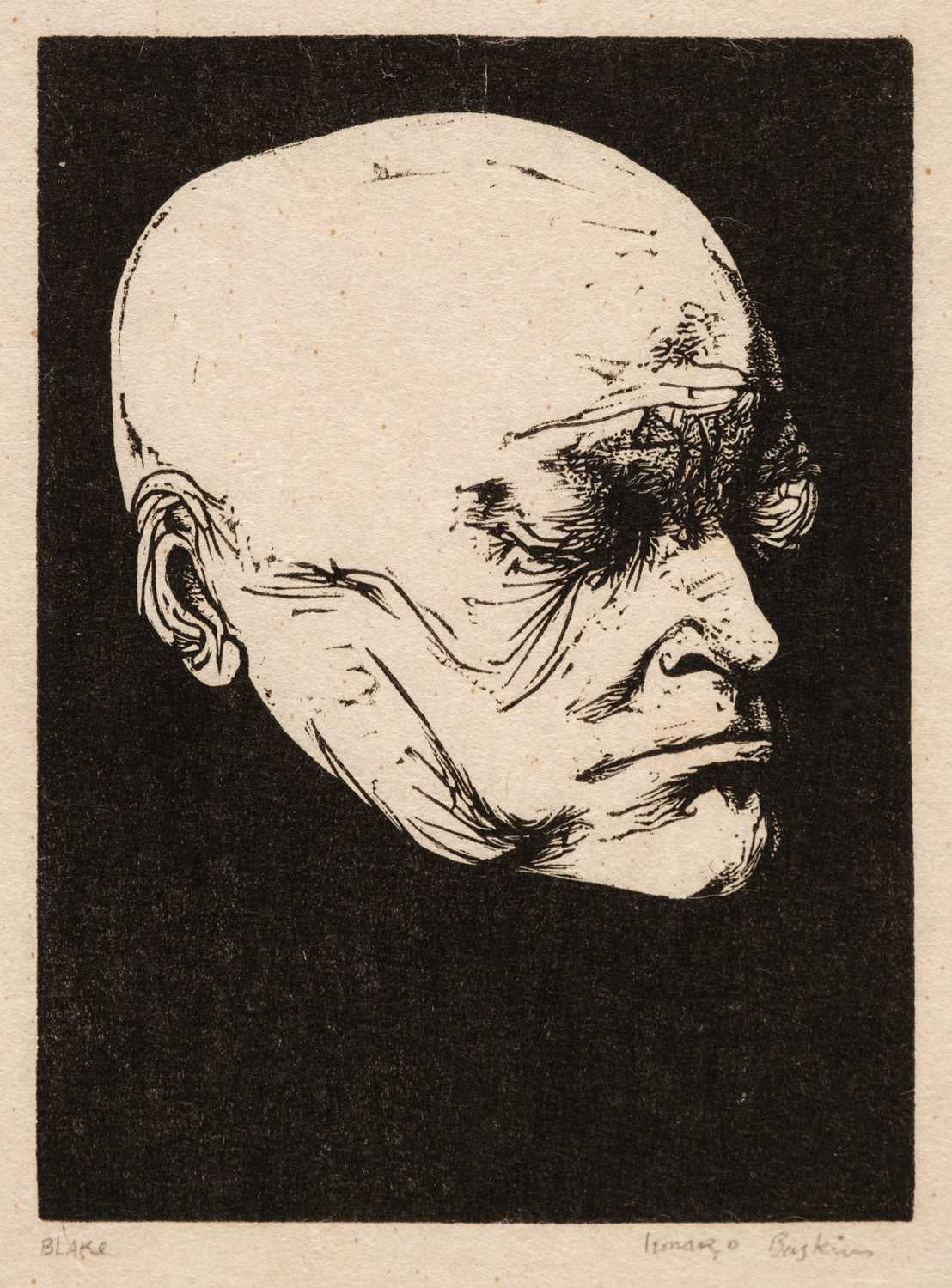 Lot 325 - Baskin (Leonard 1922-2000). Blake, 1956,