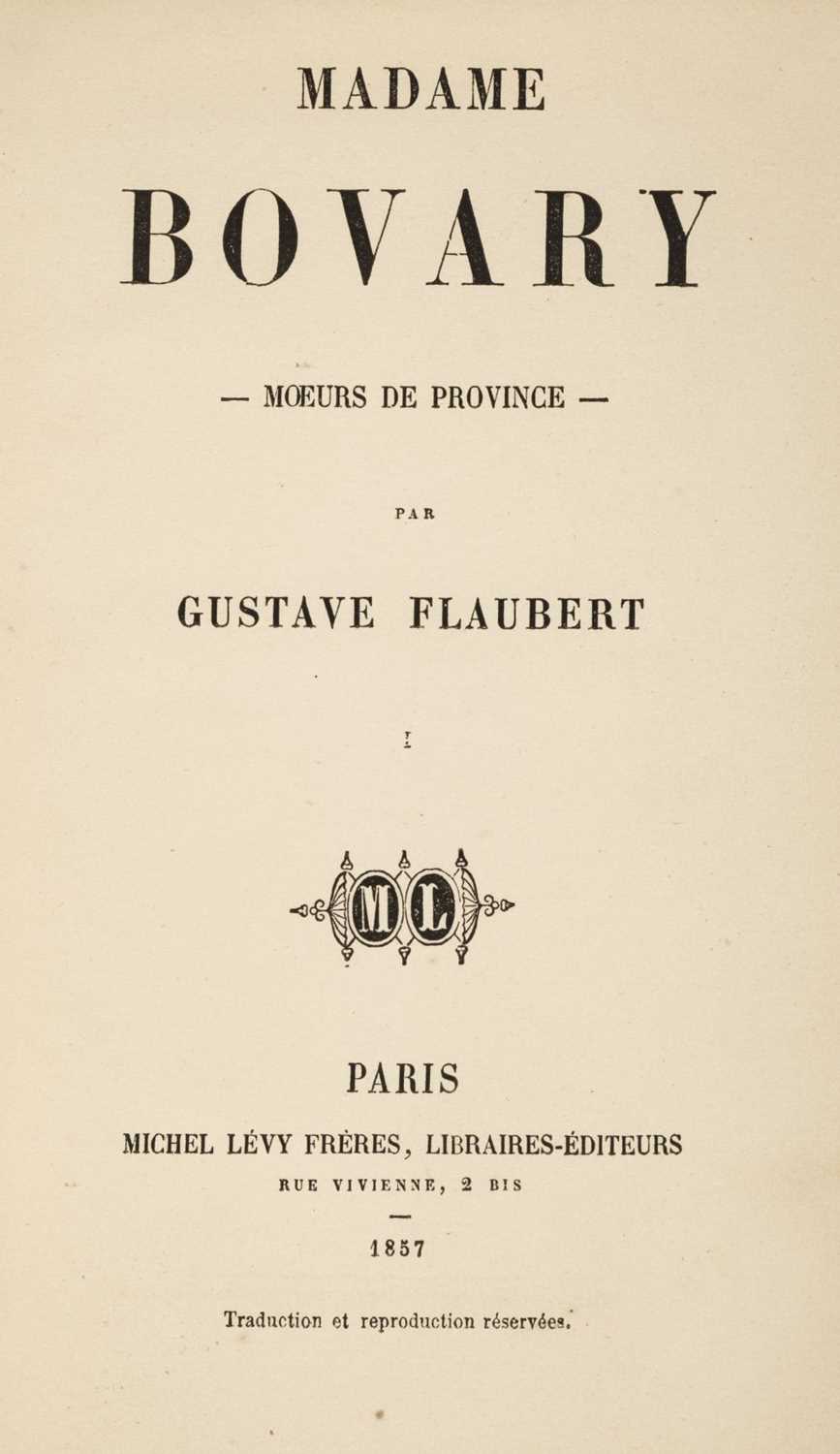 Lot 342 - Flaubert (Gustave). Madame Bovary, 2 vols,