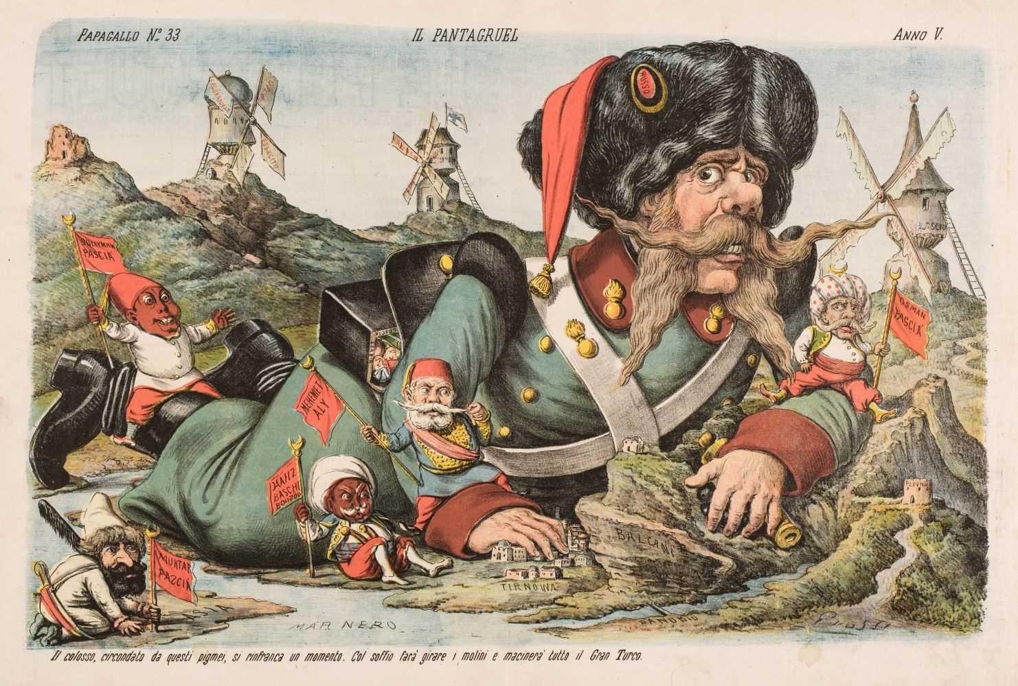 Lot 131 - Russo-Turkish War. A collection of 9 maps,