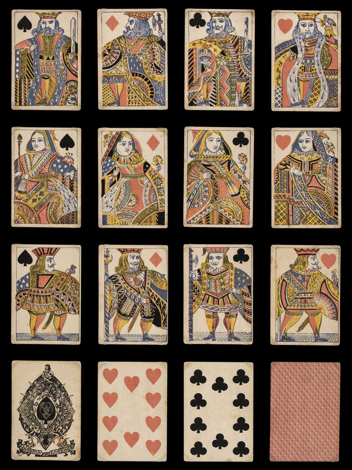 Lot 493 - English playing cards. Standard pattern,
