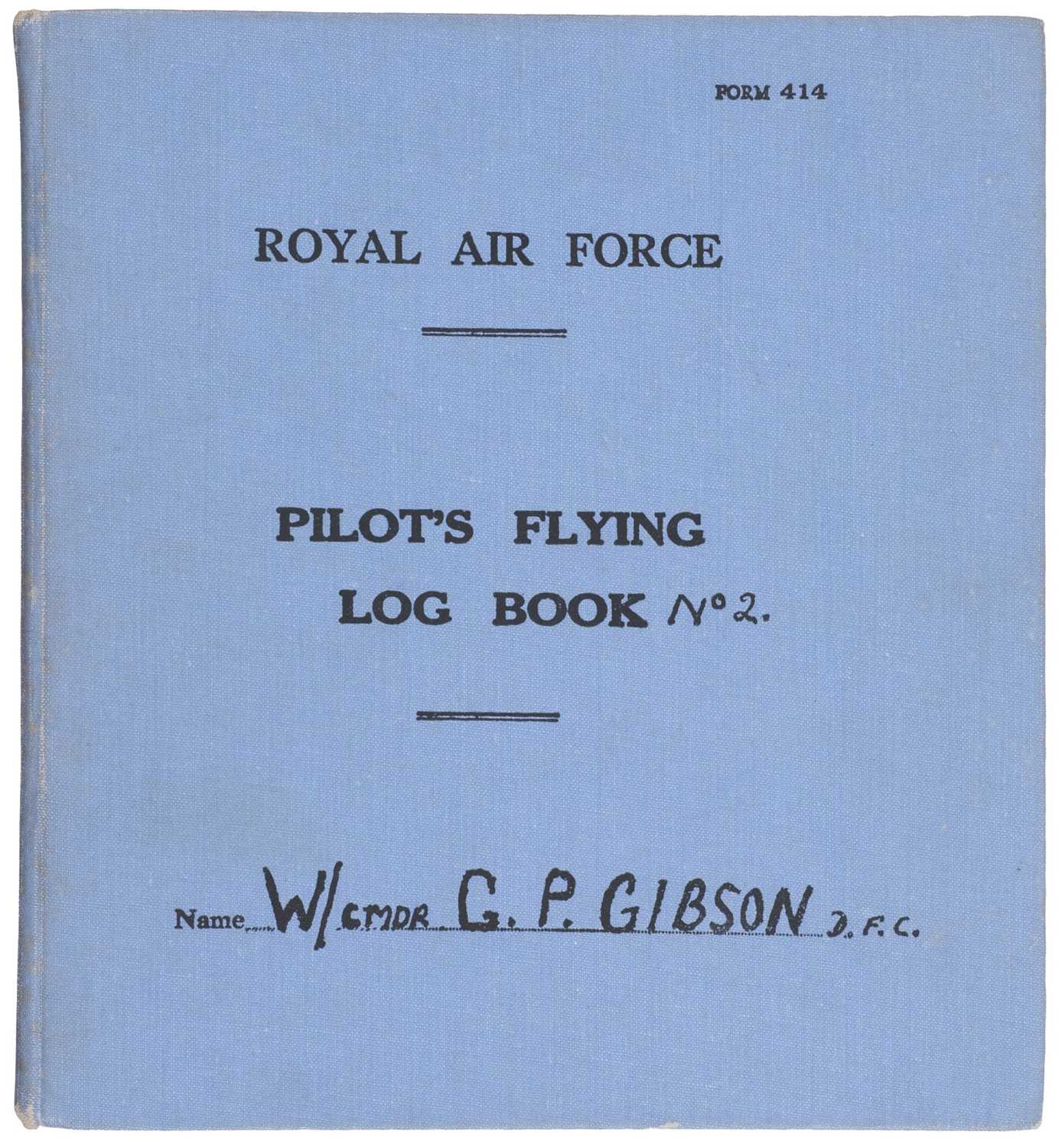 Lot 333 - Gibson (Guy, 1918-1944). The Flying Log Book