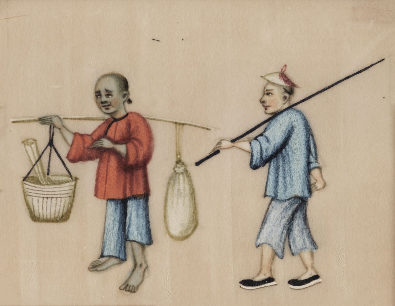 Lot 187 - Chinese Export School. The Exile & The Trial,