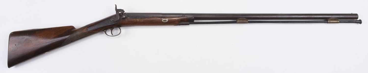 Lot 158 - Sporting Gun. A Victorian percussion