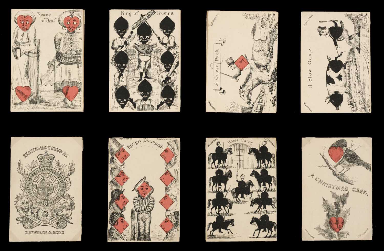 Lot 524 - Transformation playing cards. The Chapman