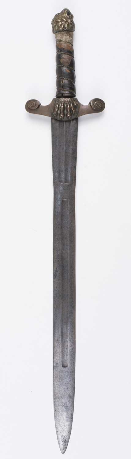 Lot 214 - Sword. A Welsh sidearm, 19th century