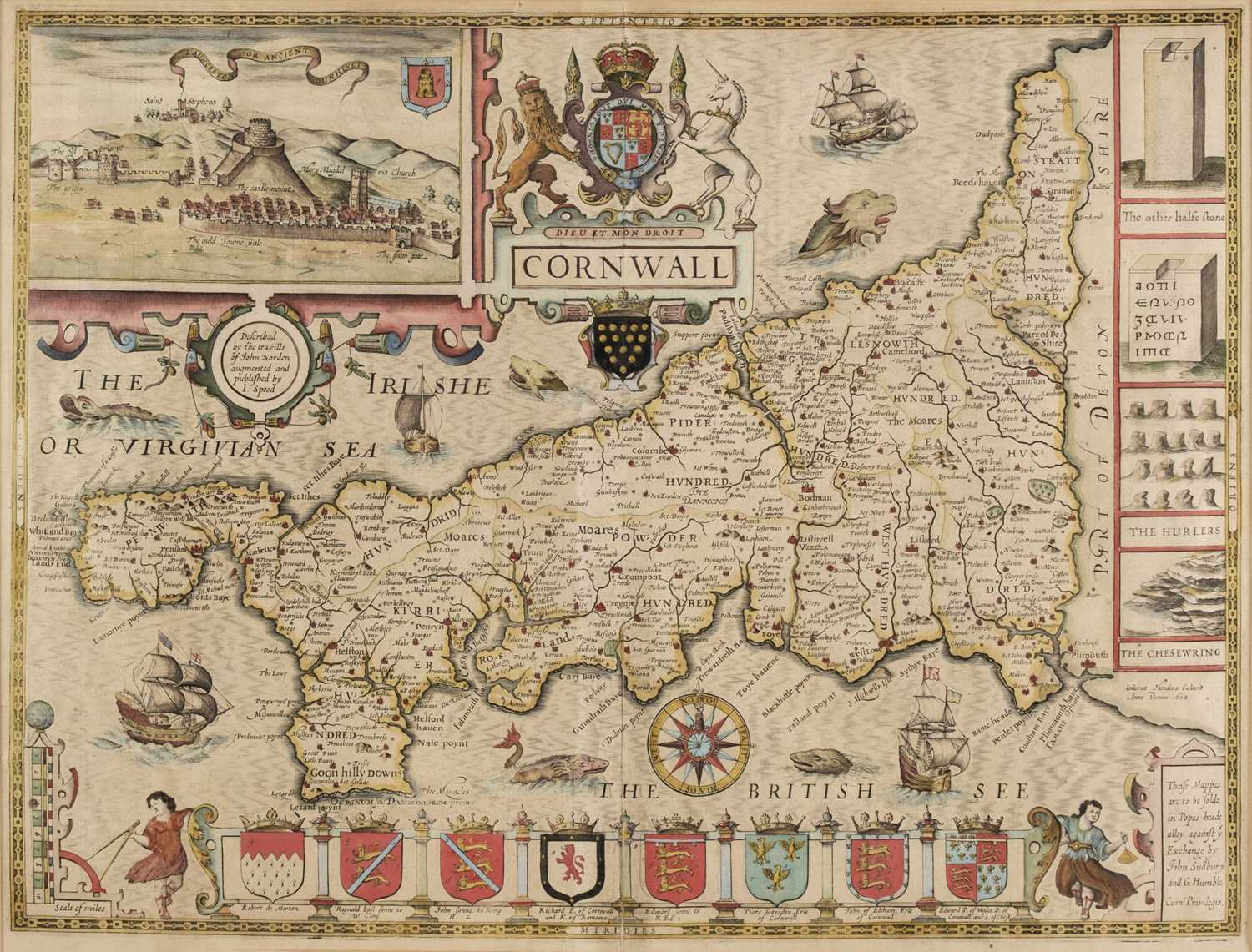 Lot 159 - Cornwall. Speed (John), Cornwall, J. Sudbury