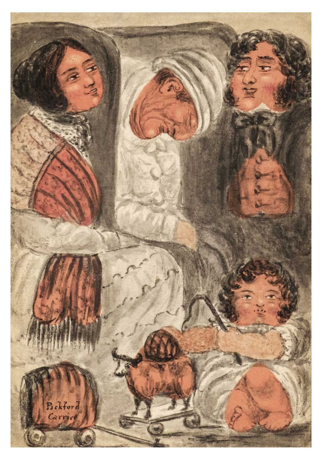 Lot 465 - Manuscript transformation cards. Two