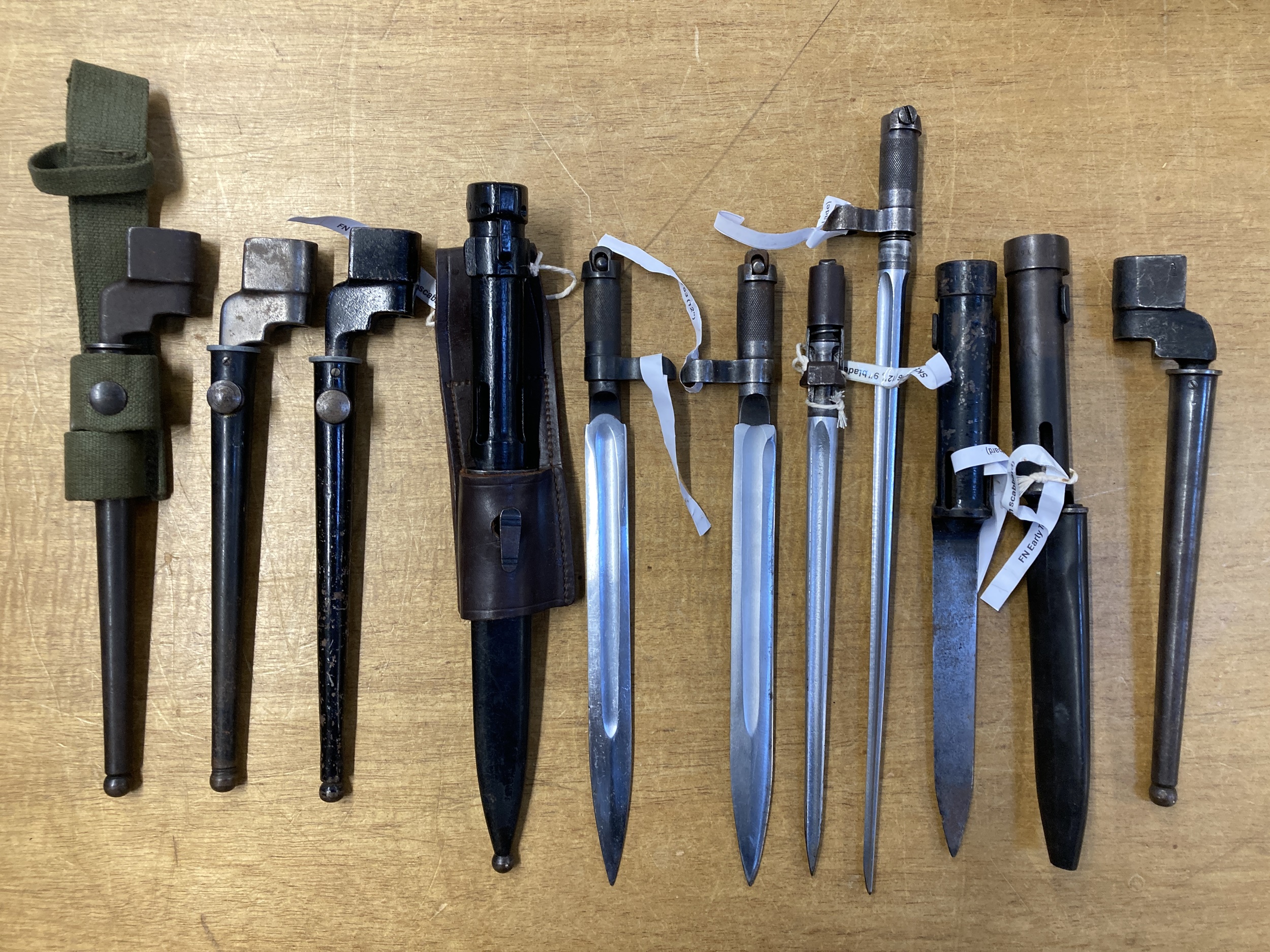 Lot 163 - Bayonets. A mixed collection