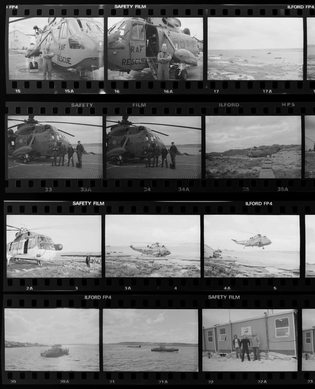 Lot 358 - Aviation Negatives, Falklands. A collection