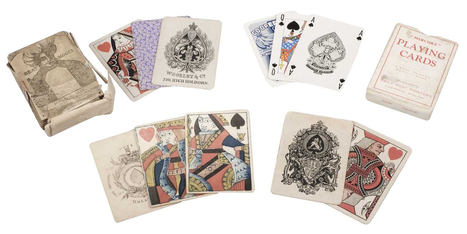 Lot 492 - English playing cards. Standard pattern type