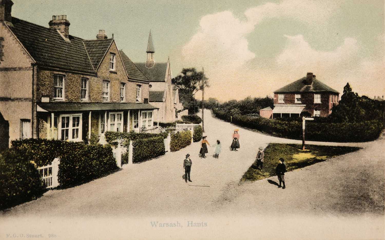 Lot 203 - Hampshire postcards. A collection of 50