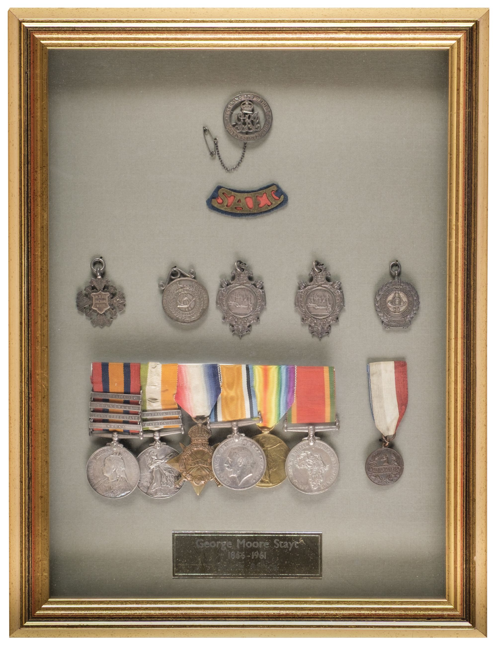 Lot 135 - South African Medals. Conductor George Moore