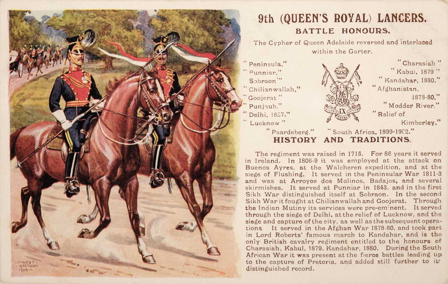 Lot 210 - Military postcards. A group of 73 military