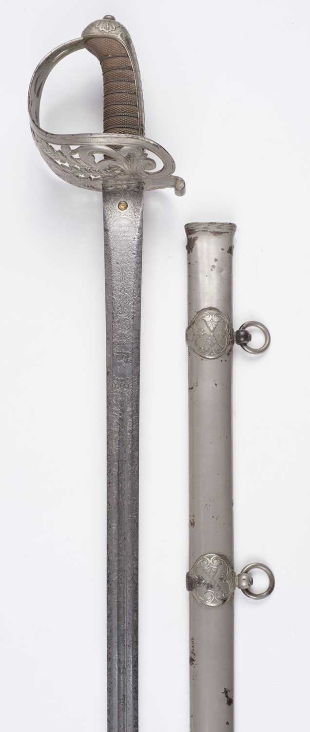 Lot 212 - Sword. A Victorian presentation sword to H.R.
