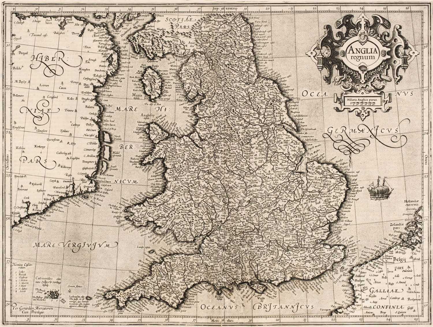 Lot 114 - England & Wales. Mercator (Gerard), Anglia