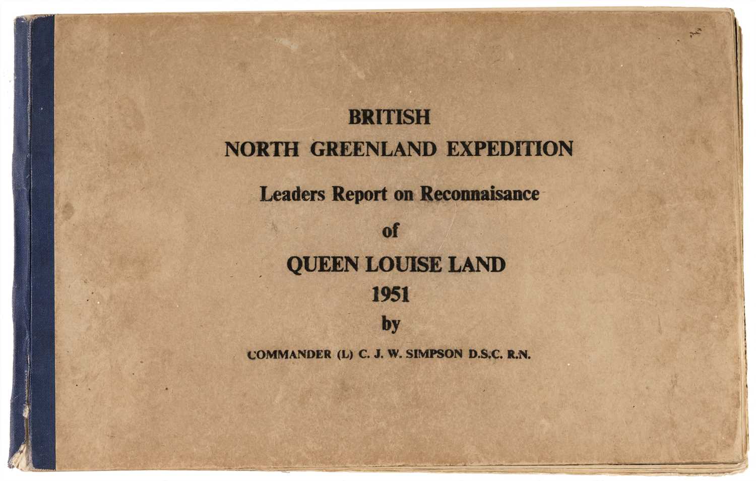 Lot 105 - Simpson (Cortlandt James Woore). British