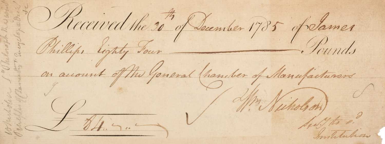 Lot 453 - Nicholson (William, 1753-1815), English