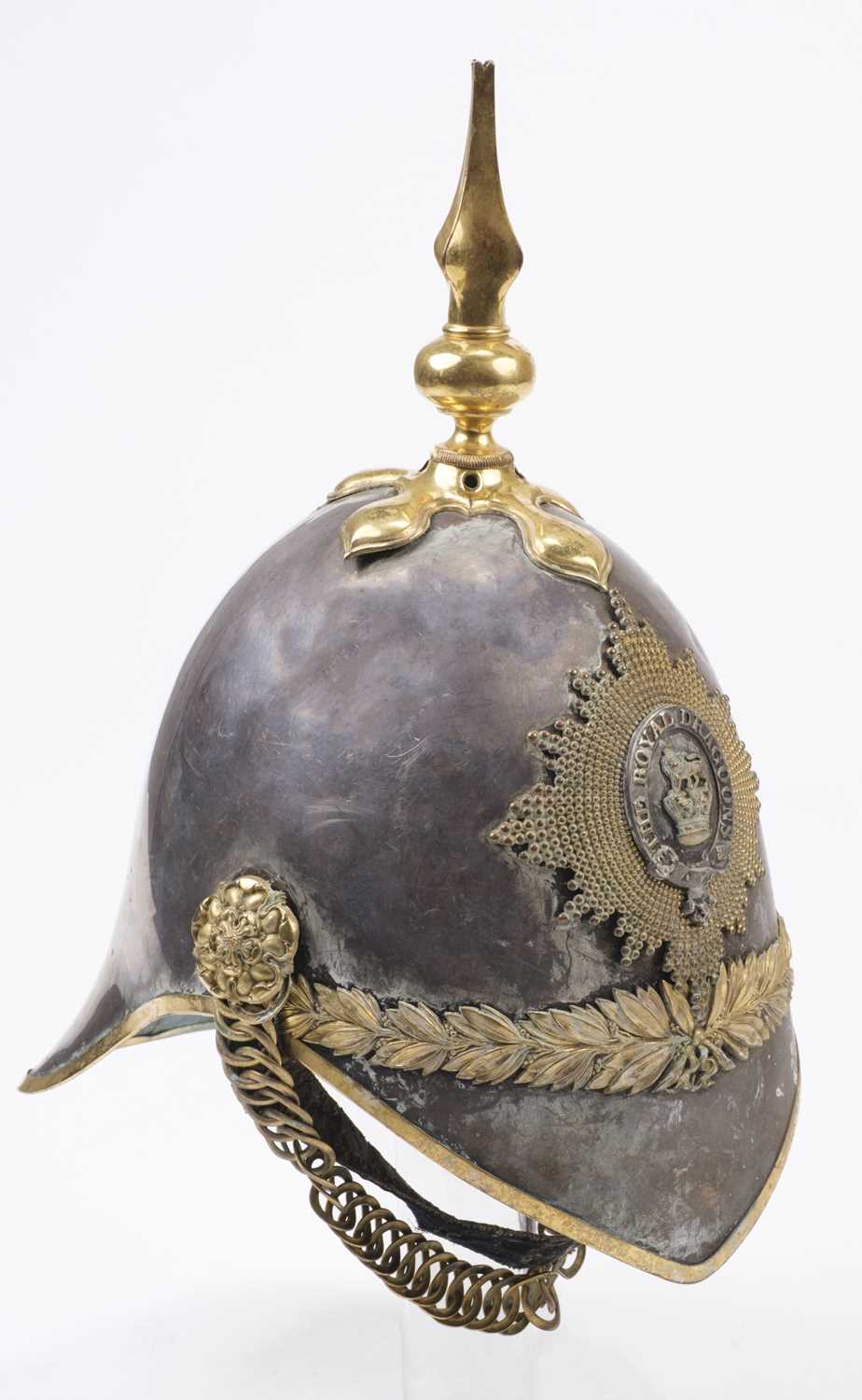 Lot 277 - Helmets. A Victorian 1870 pattern Albert