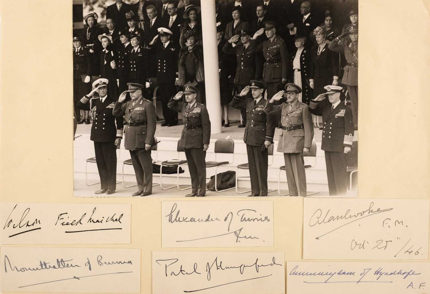 Lot 363 - Military Leaders. A group of approximately