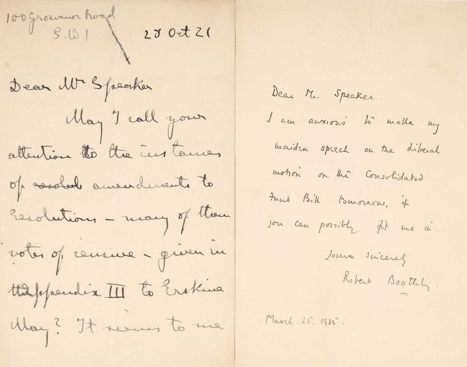 Lot 337 - British Politics. A collection of