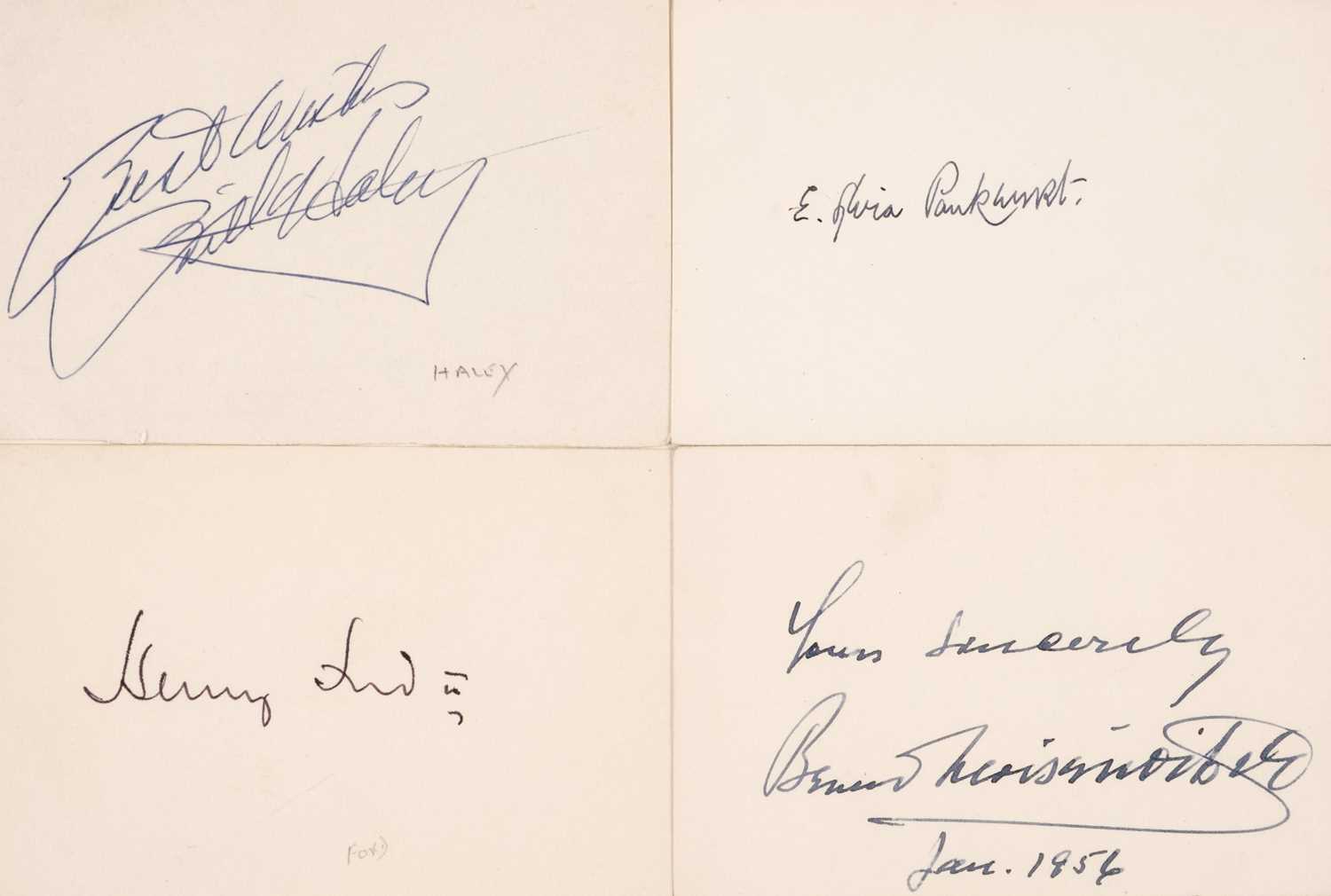 Lot 387 - Twentieth Century Autographs. A collection