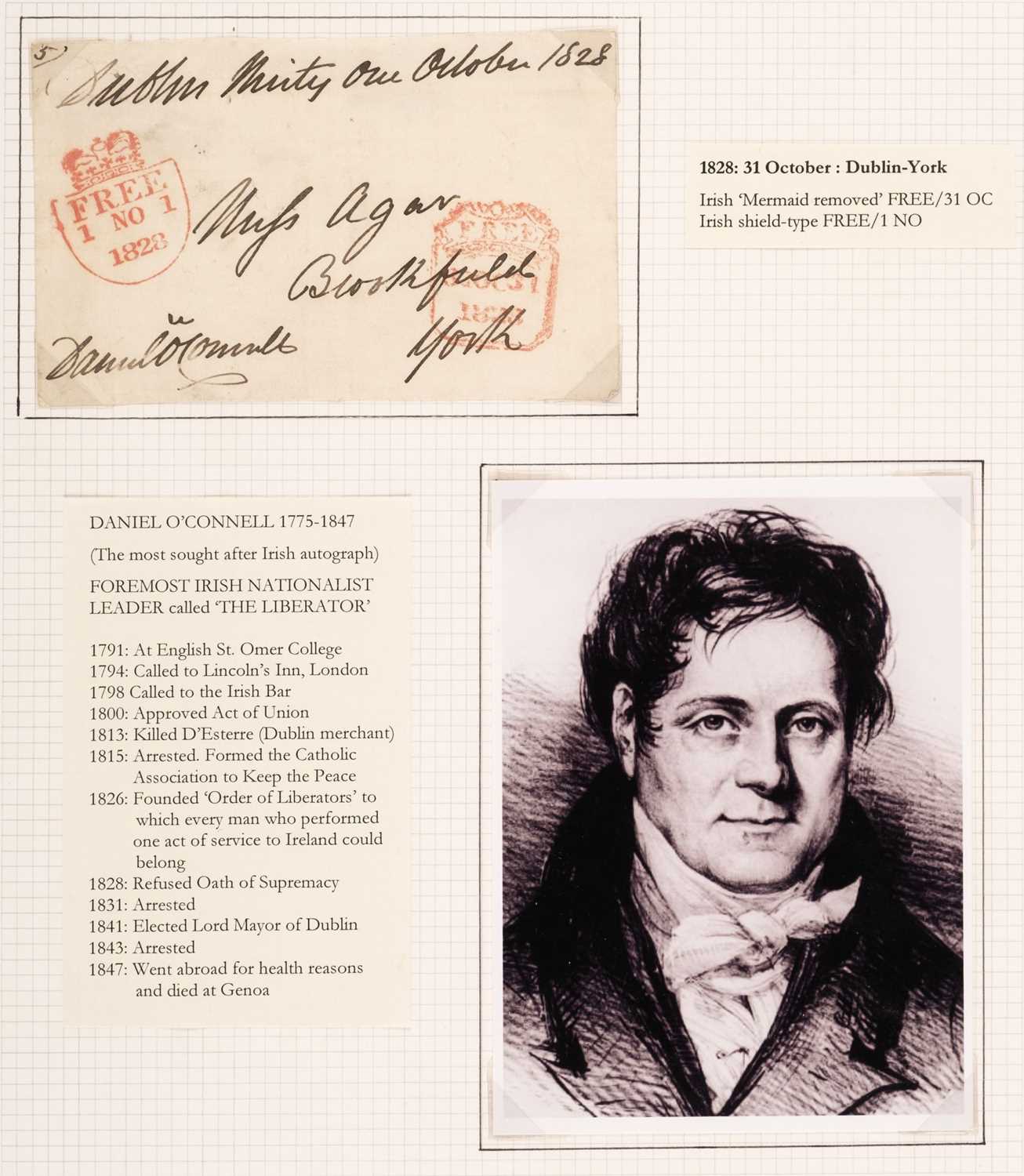 Lot 454 - O’Connell (Daniel, 1775-1847), Irish