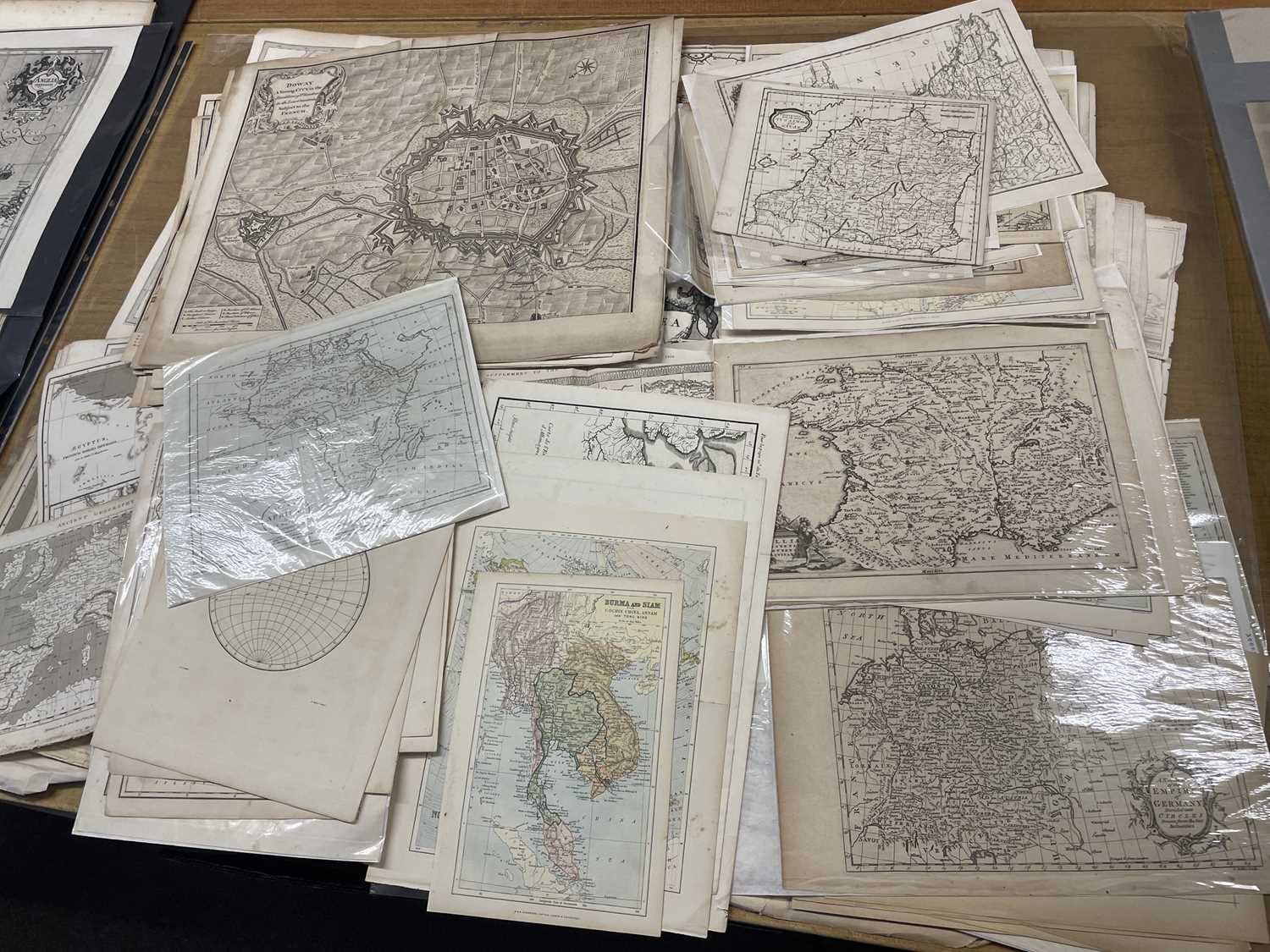 Lot 131 - Maps. A Collection of approximately 135 maps,