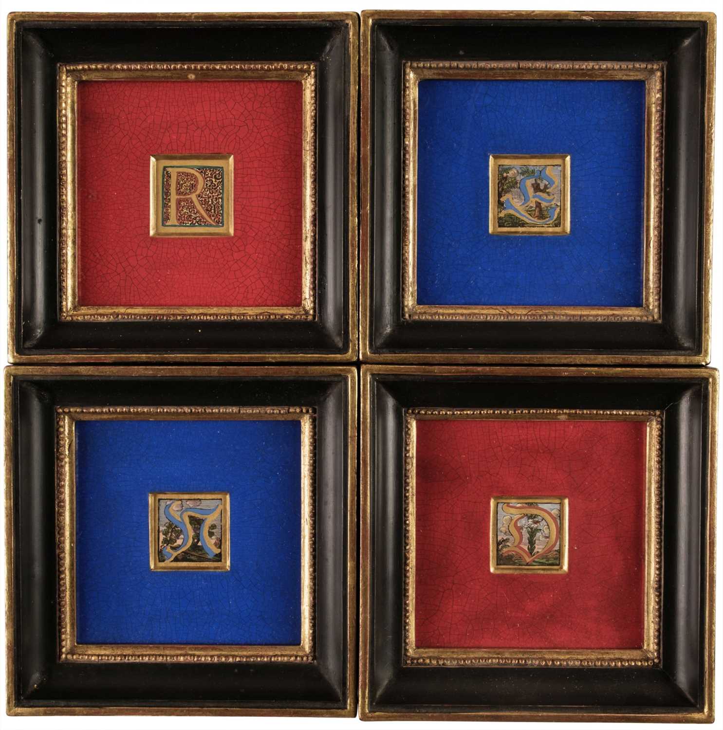 Lot 179 - Illuminated Initials. Nuremberg, circa 1710