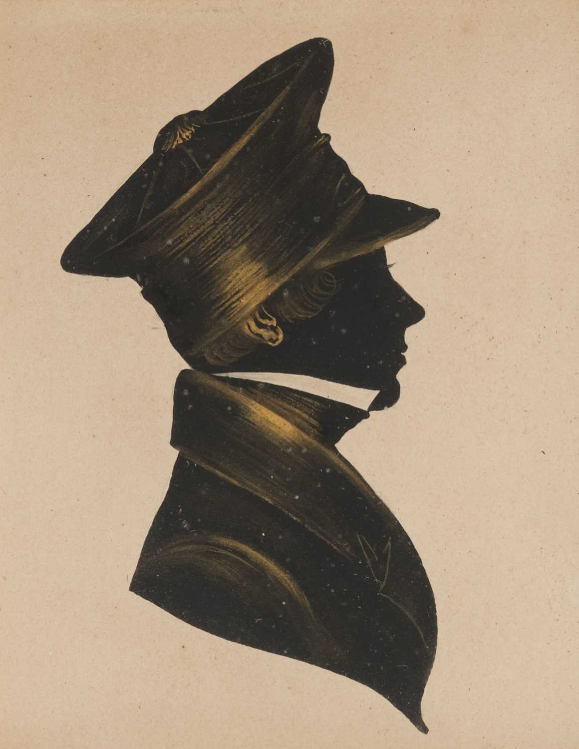 Lot 64 - Silhouette Portraits. Silhouette portrait of