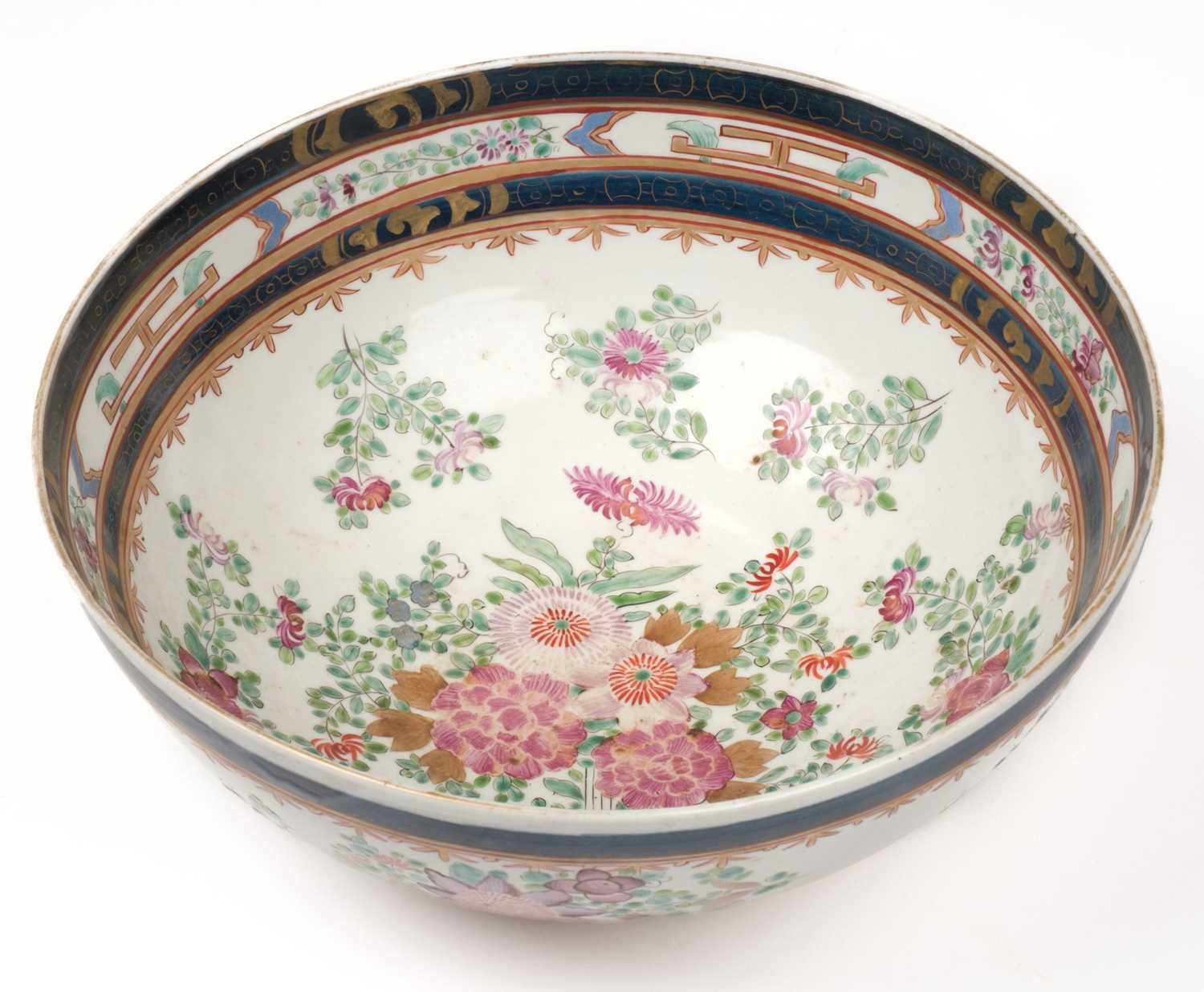 Lot 516 - Large Chinese Famille Rose Bowl.