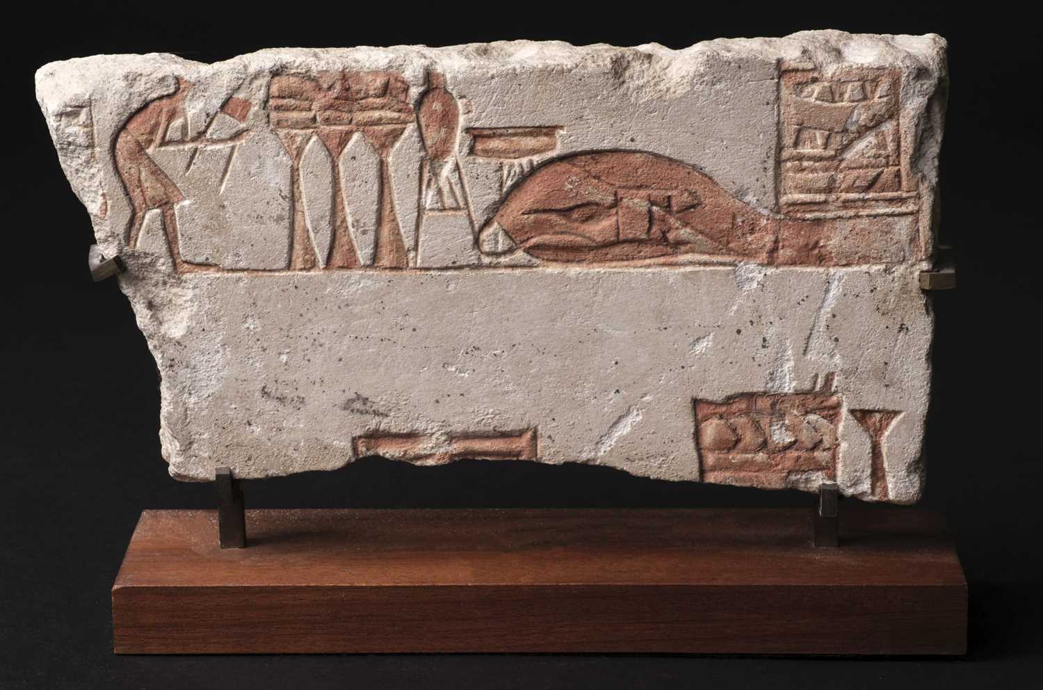 Lot 507 - Egyptian Limestone Talatat Relief, circa