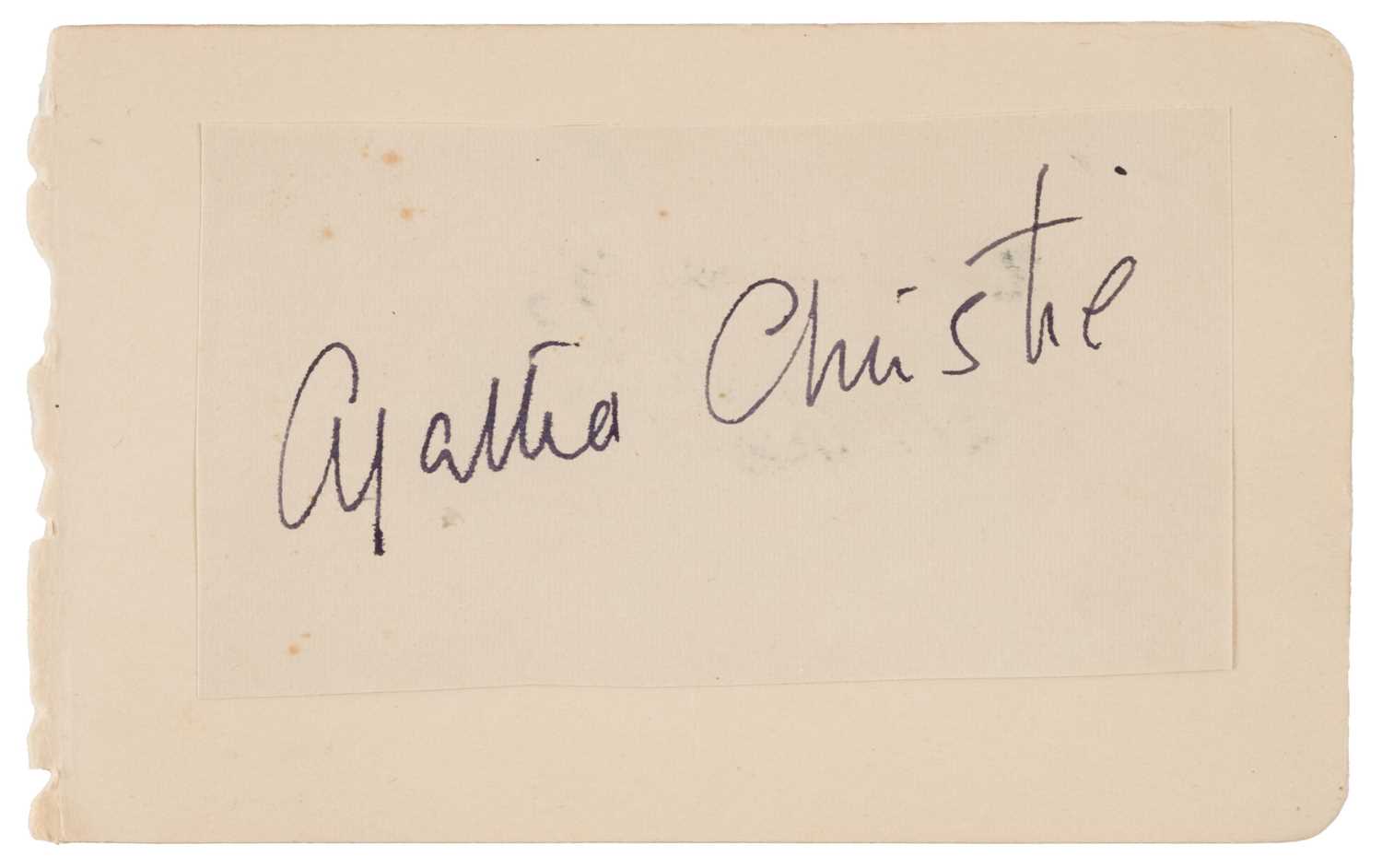Lot 275 - Christie (Agatha, 1890-1976), English author.