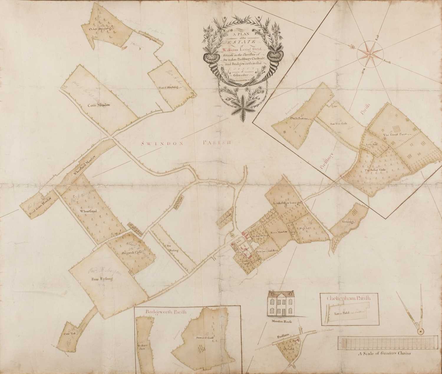 Lot 109 - Estate Plan. Coates (Giles). A Plan of the