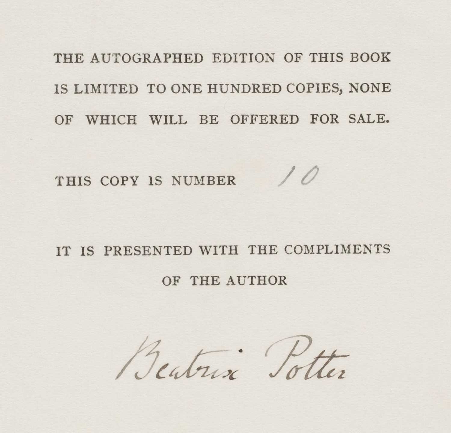 Lot 74 - Potter (Beatrix). The Fairy Caravan, 1st