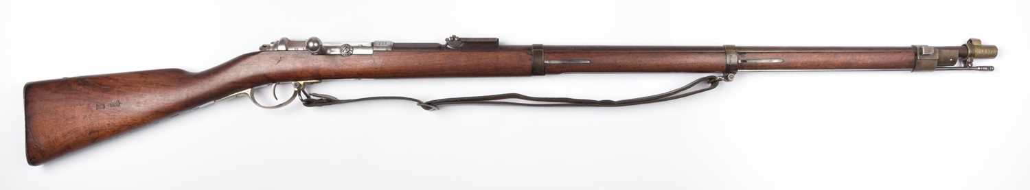 Lot 364 - Rifle. A German Mauser M71 bolt action rifle