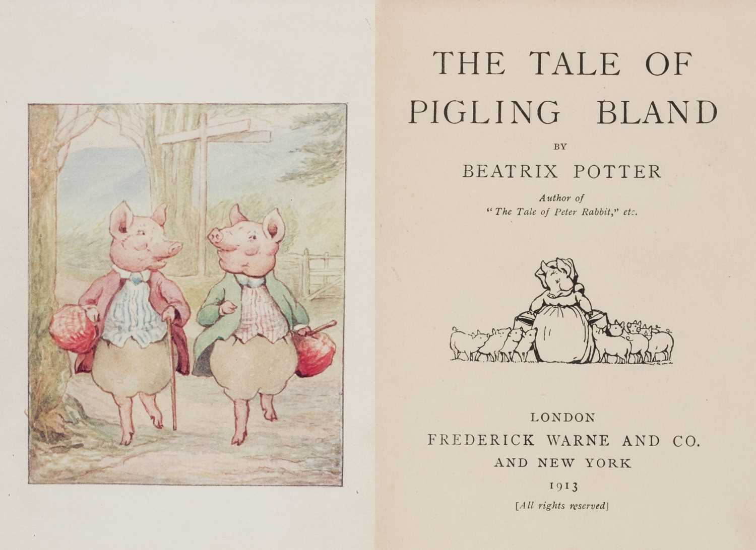 Lot 62 - Potter (Beatrix). The Tale of Pigling Bland,