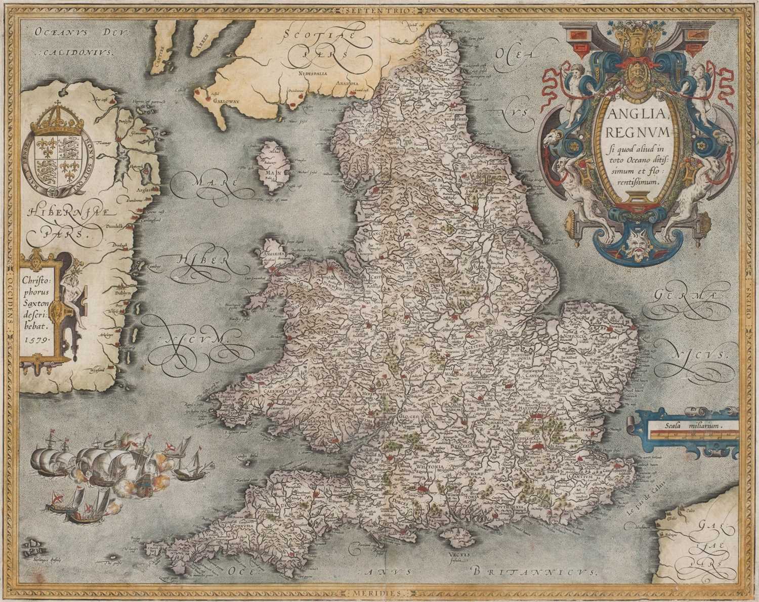 Lot 98 - England & Wales. Ortelius (Abraham & Saxton