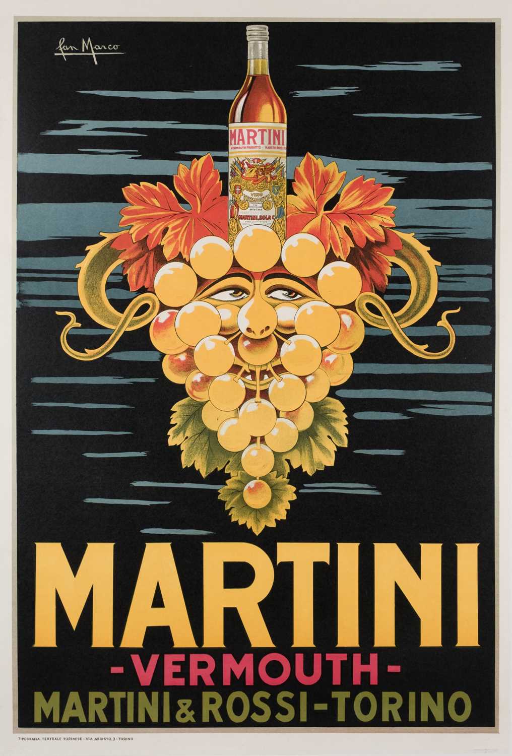 Lot 195 - Martini - Vermouth - Martini & Ross - Torino,