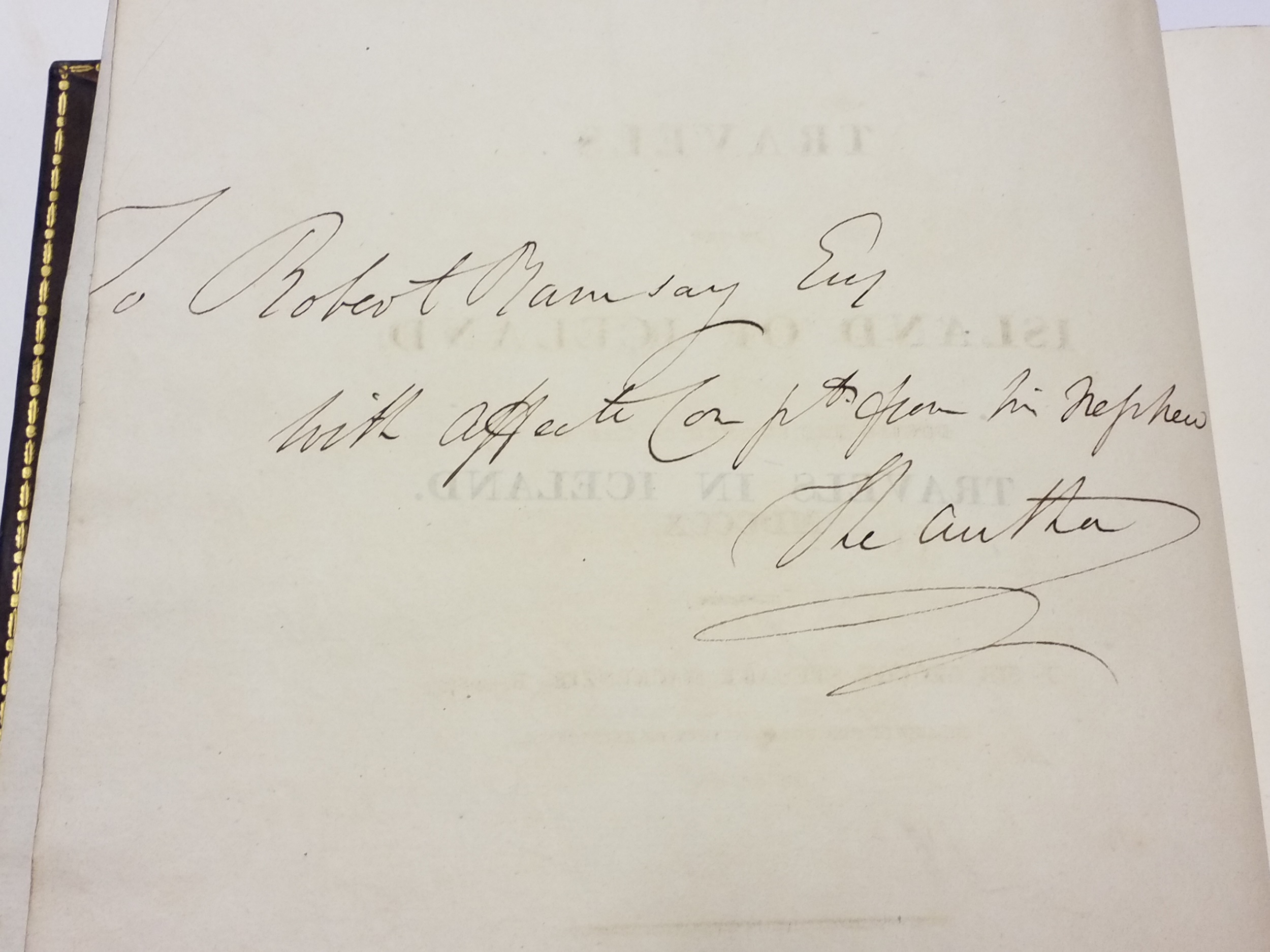 Lot 37 - Mackenzie (George Steuart). Travels in the