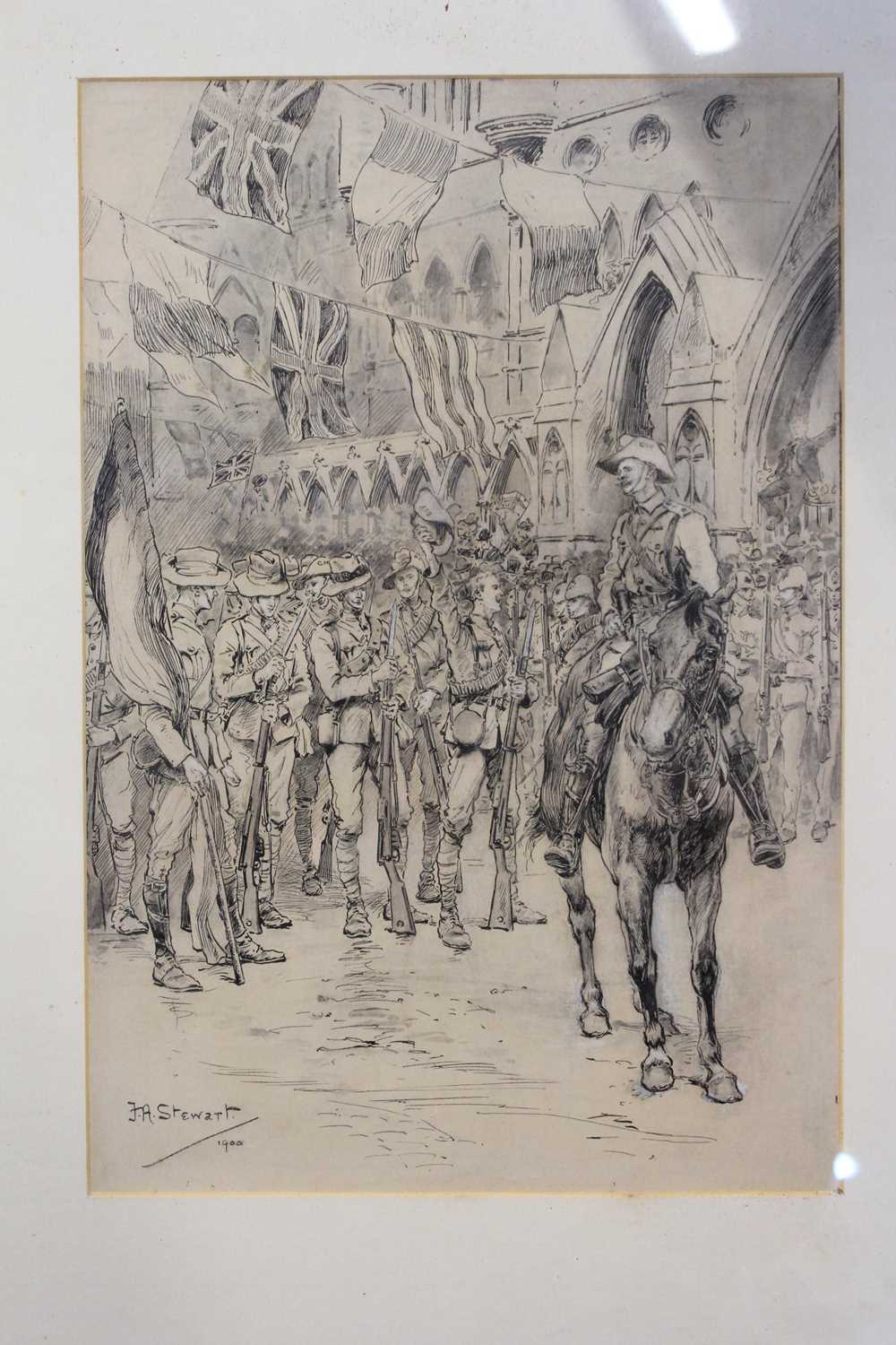 Lot 240 - Military Prints. A collection of military