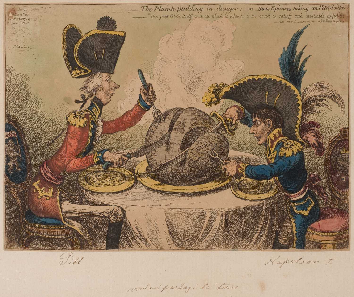 Lot 233 - Gillray (James). [The Plumb Pudding in