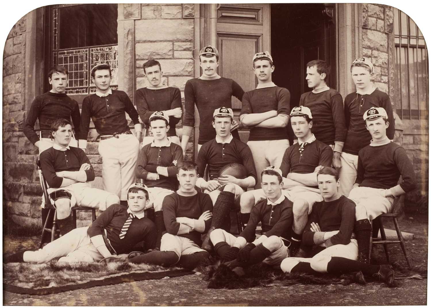 Lot 104 - Rugby. A group of 3 rugby team photographs,