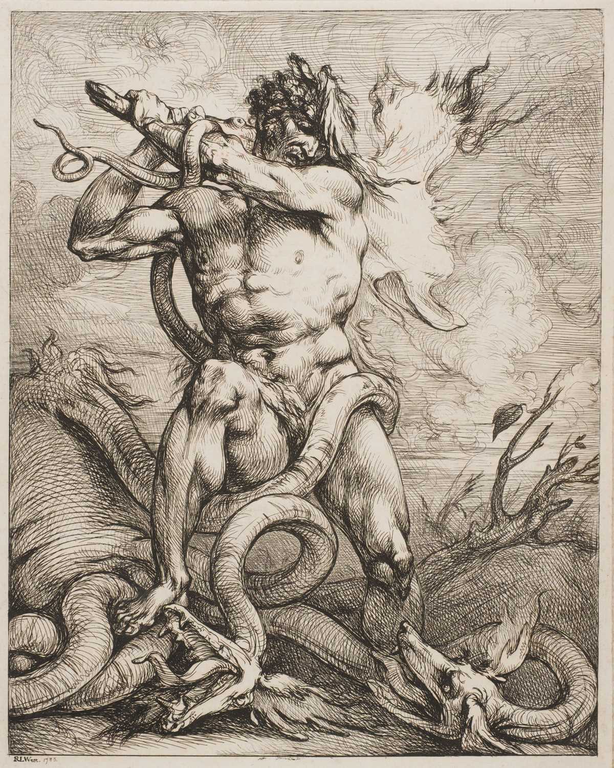 Lot 91 - West (Raphael Lamar, 1769-1850). Hercules and
